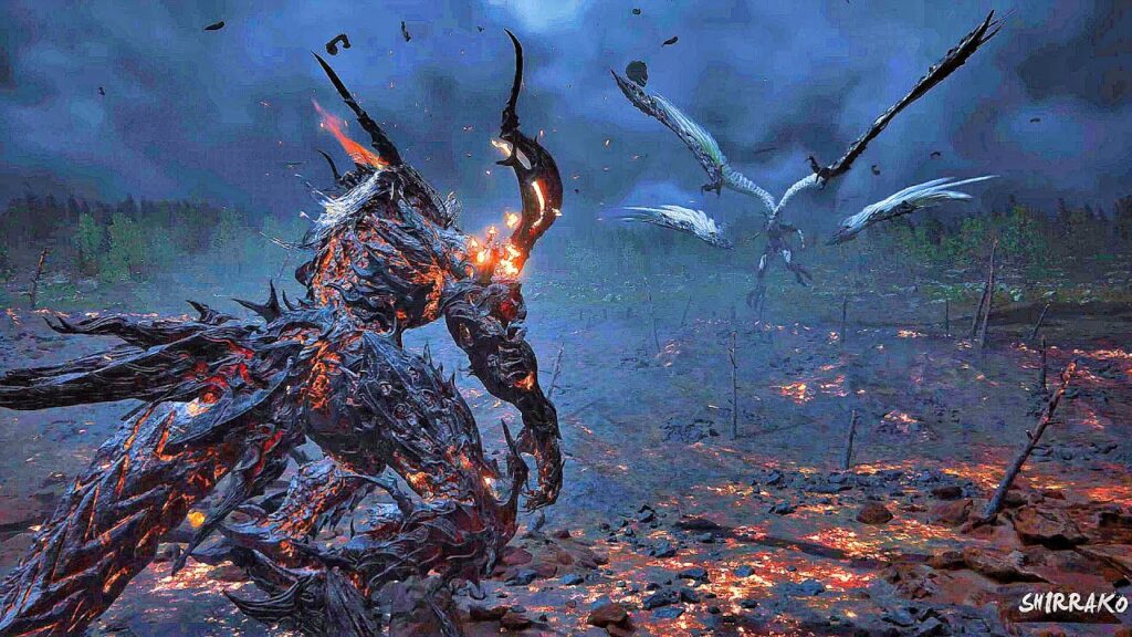 Ifrit vs. Ultima Fight Scene (Final Fantasy XVI) 4K ULTRA HD Eikons ...