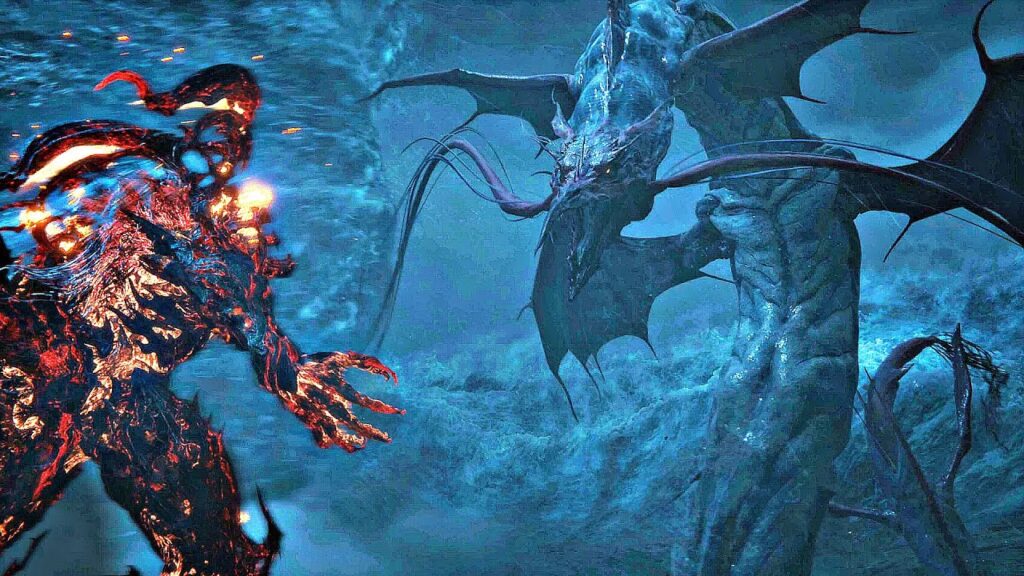 Ifrit vs. Ultima Fight Scene (Final Fantasy XVI) 4K ULTRA HD Eikons ...